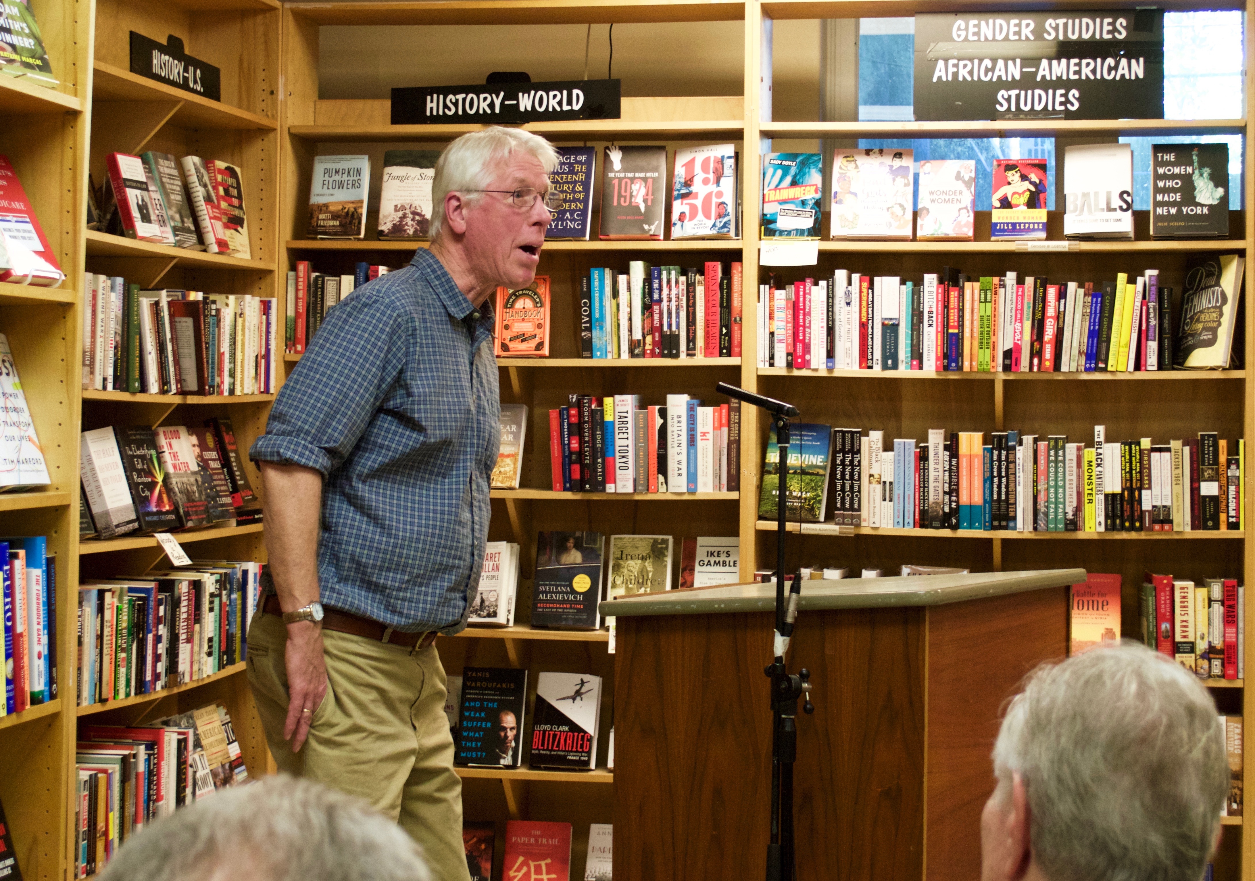 November 6, 2016 Reading: Photos – Cayuga Lake Books